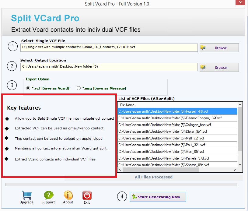 Split VCF software to Split Multiple Vcard files and Separate VCF Quickly Split VCF software to Split Multiple Vcard files and Separate VCF Quickly